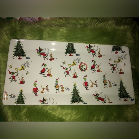 The Grinch | Holiday | Grinch Ceramic Serving Platter 65 Th Anniversary ...
